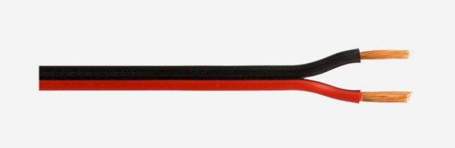 ΚΑΛΩΔΙΟ ΗΧΕΙΩΝ (ΜΕΓΑΦΩΝΙΚΟ) 2Χ0.75mm ΚΟΚΚΙΝΟ-ΜΑΥΡΟ (ΑΝΑ ΜΕΤΡΟ ...