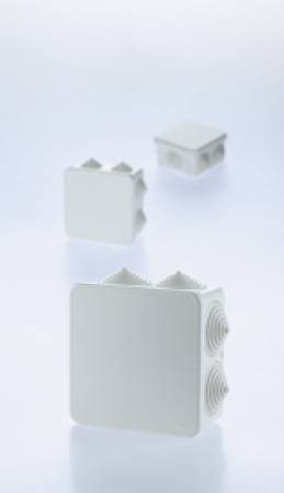 ΚΟΥΤΙ ΔΙΑΚΛΑΔΩΣΗΣ 67x67x38mm CONDUR IP55 ΜΕ ΒΑΘΜΙΔΩΤΕΣ ΤΑΠΕΣ - Εlettrolinea