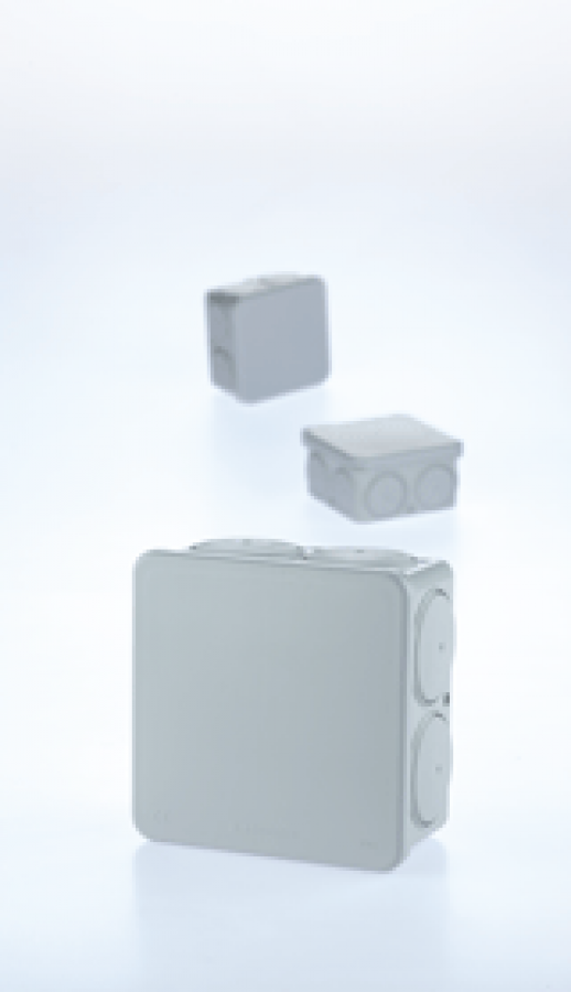 ΚΟΥΤΙ ΔΙΑΚΛΑΔΩΣΗΣ 67x67x38mm CONDUR IAR IP55 ΜΕ ΙΣΙΕΣ ΤΑΠΕΣ - Εlettrolinea
