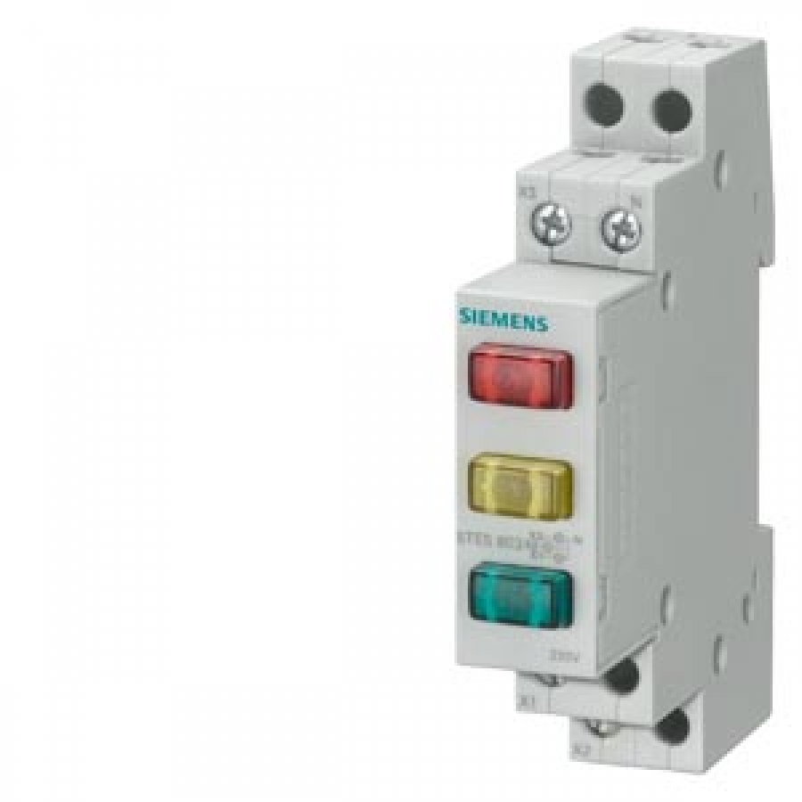 ΕΝΔΕΙΚΤΙΚΗ ΛΥΧΝΙΑ ΡΑΓΑΣ LED 5TE5803 ΤΡΙΠΛΗ SIEMENS - Εlettrolinea