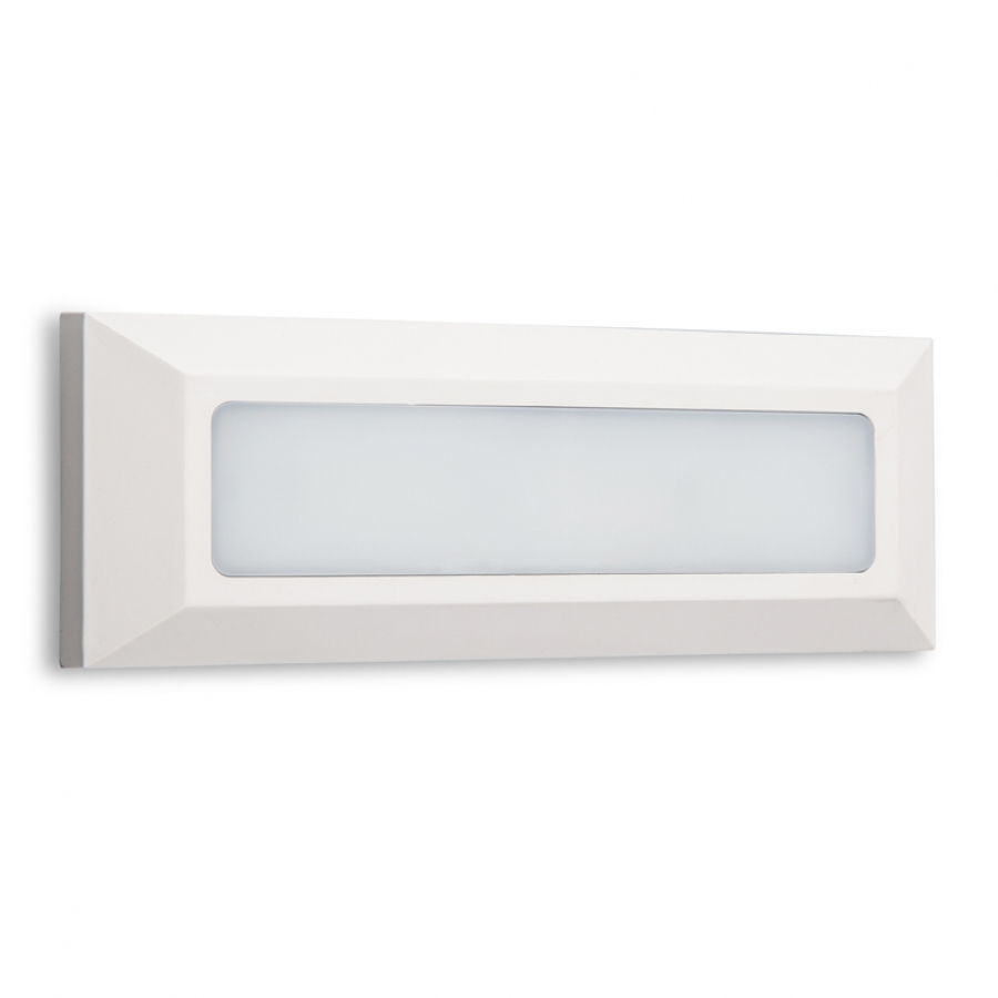 ΦΩΤΙΣΤΙΚΟ TOIXOY ΑΛΟΥΜΙΝΙΟΥ SLIM31NW 3W 200lm IP65 ΛΕΥΚΟ - Εlettrolinea
