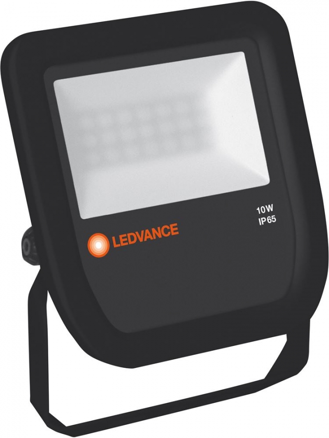 ΠΡΟΒΟΛΕΑΣ LED 10W 4000Κ IP65 LEDVANCE ΜΑΥΡΟΣ FLOOD LED - Εlettrolinea
