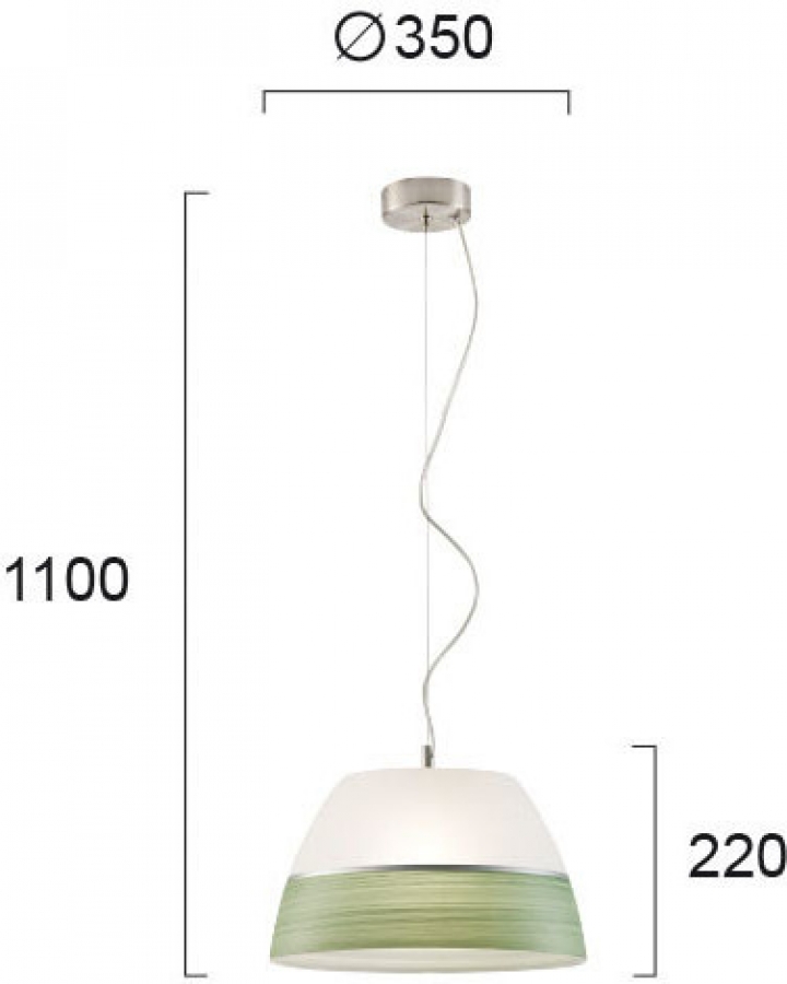 ΜΟΝΟΦΩΤΟ ΚΡΕΜΑΣΤΟ ΦΩΤΙΣΤΙΚΟ ΟΡΟΦΗΣ VIOKEF SEMELI 3098302 - Εlettrolinea