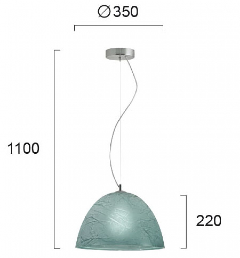 ΜΟΝΟΦΩΤΟ ΚΡΕΜΑΣΤΟ ΦΩΤΙΣΤΙΚΟ ΟΡΟΦΗΣ VIOKEF FACTORY 3096803 - Εlettrolinea