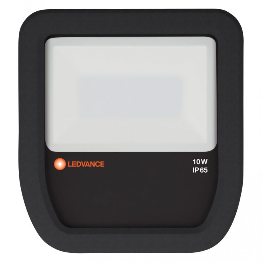 ΠΡΟΒΟΛΕΑΣ LED 10W 3000Κ IP65 LEDVANCE ΜΑΥΡΟΣ FLOOD LED - Εlettrolinea