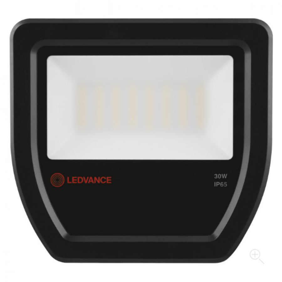 ΠΡΟΒΟΛΕΑΣ LED 30W 4000Κ IP65 LEDVANCE ΜΑΥΡΟΣ FLOOD LED - Εlettrolinea