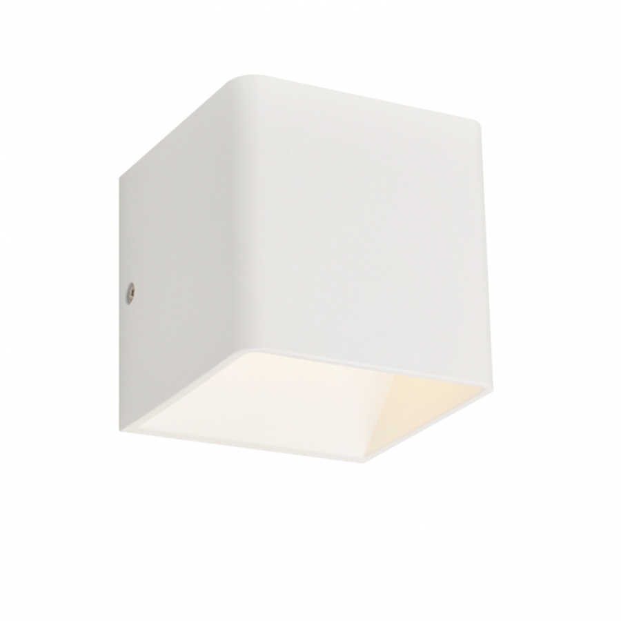 ΑΠΛΙΚΑ ΤΟΙΧΟΥ LED 3W UP-DOWN ΜΕΤΑΛΛΙΚΗ ΛΕΥΚΗ L35037 - Εlettrolinea