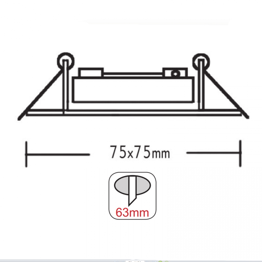 ΣΠΟΤ ΧΩΝΕΥΤΟ ΑΛΟΥΜΙΝΙΟΥ BS3159WMR16 GU10 ΛΕΥΚΟ ΤΕΤΡΑΓΩΝΟ - Εlettrolinea