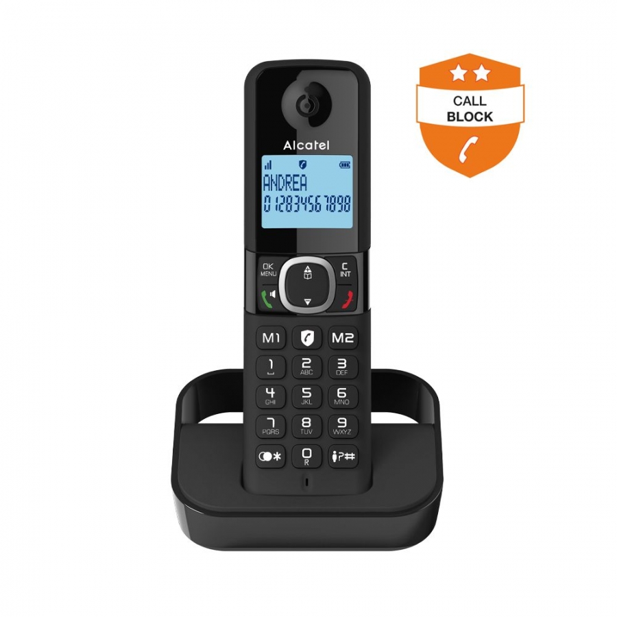ΑΣΥΡΜΑΤΟ ΤΗΛΕΦΩΝΟ ALCATEL F860 ΜΑΥΡΟ - Εlettrolinea
