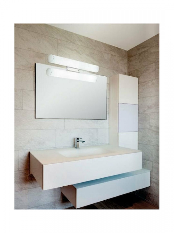 ΑΠΛΙΚΑ ΜΠΑΝΙΟΥ VIOKEF FIBI LED 20W 3000K 2300LM IP44 ΧΡΩΜΙΟ ΜΕ ΛΕΥΚΟ ...