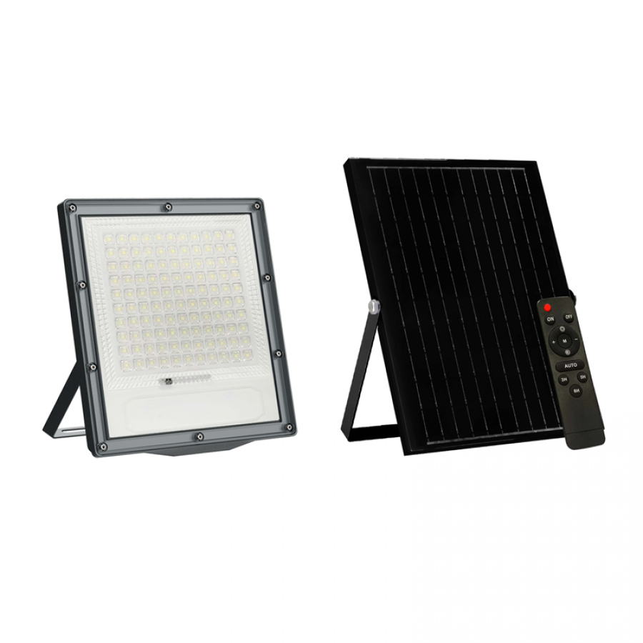 ΗΛΙΑΚΟΣ ΠΡΟΒΟΛΕΑΣ LED FLARE6040 60W 4000K IP66 ΜΕ ΠΑΝΕΛ ...